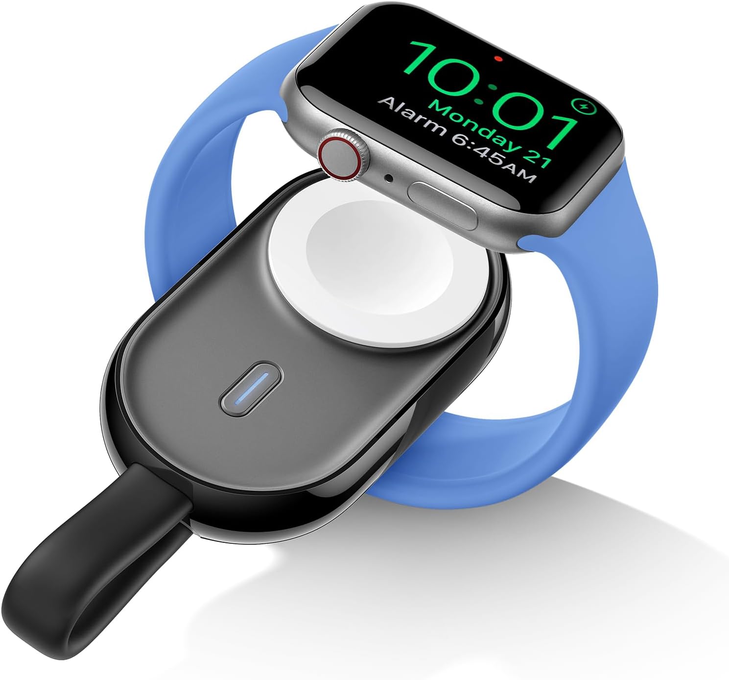 1200mAh with Built in Cable, Super Compact Wireless Charger for Apple