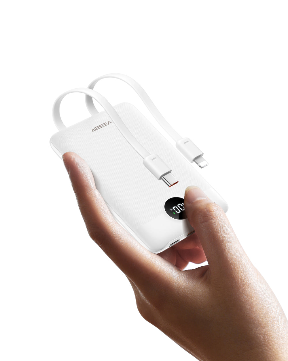 C11 Mini Portable Charger with Built-in Cables 10000mAh 22.5W